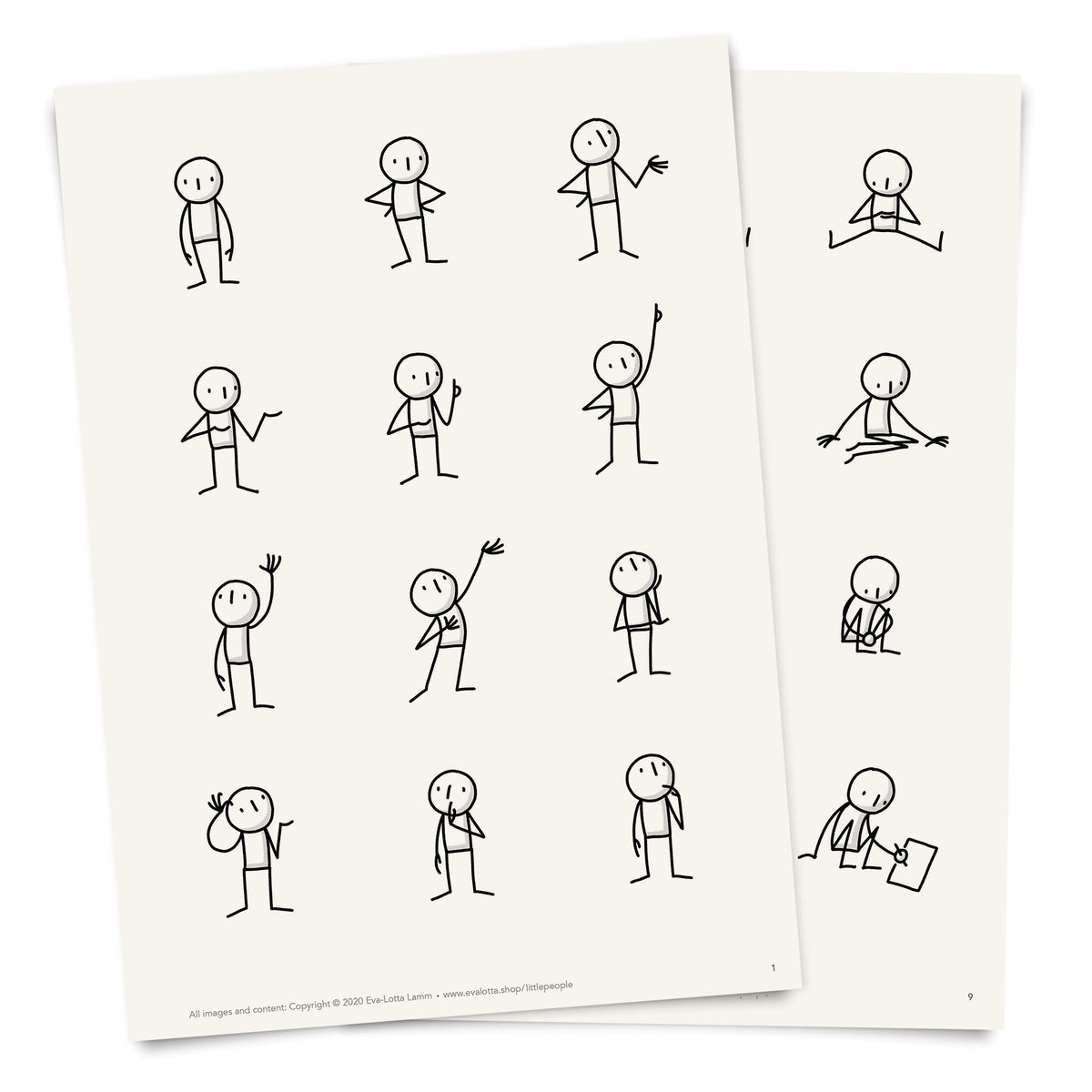 Little People Basics (Dessiner des personnages simples) – Un PDF à imp ...